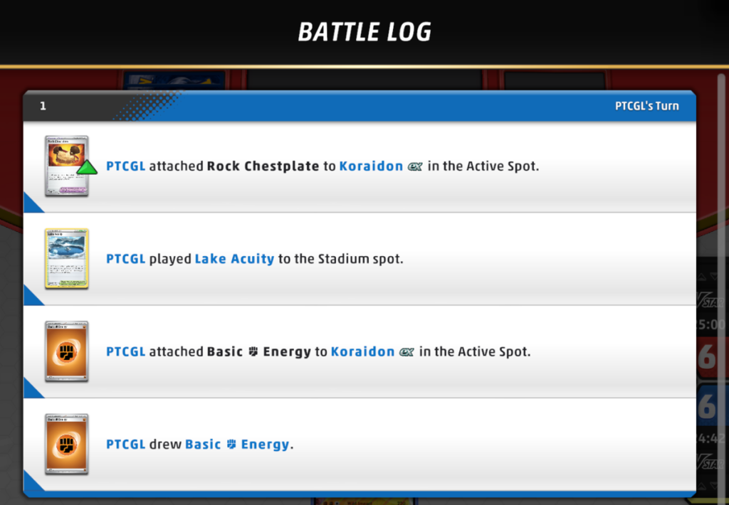 【超朗報】PTCGLにバトルログ機能が実装！｜PTCGL News