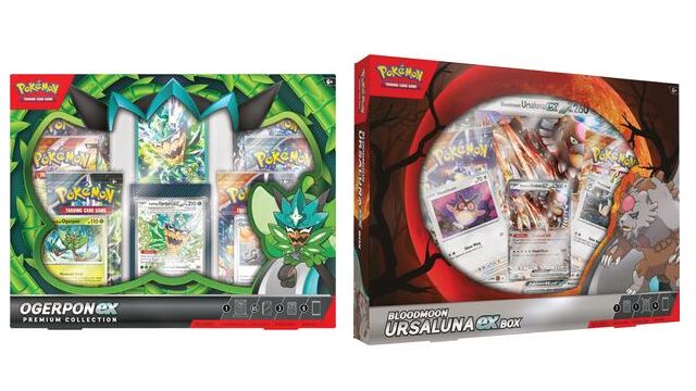 「Bloodmoon Ursaluna ex Box」「Ogerpon ex Premium Collection」11月発売｜PTCGL News
