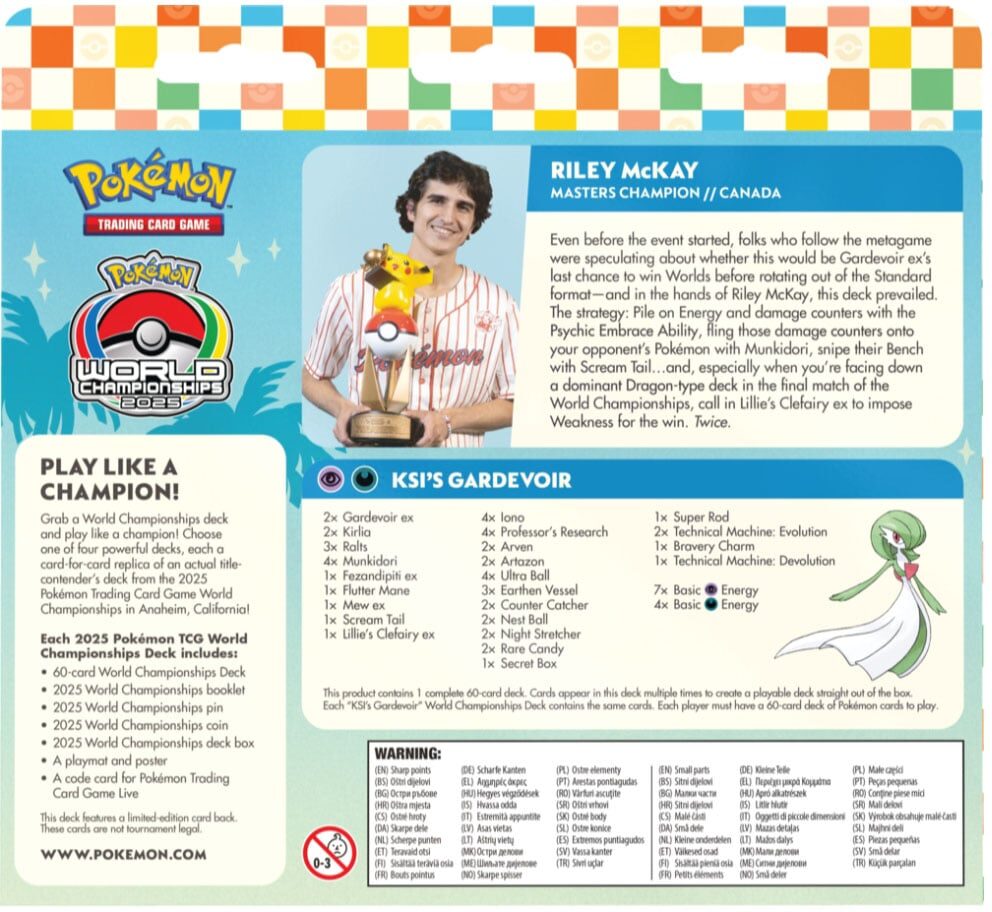 WCS2025チャンピオンのデッキセットが4月発売｜PTCGL News